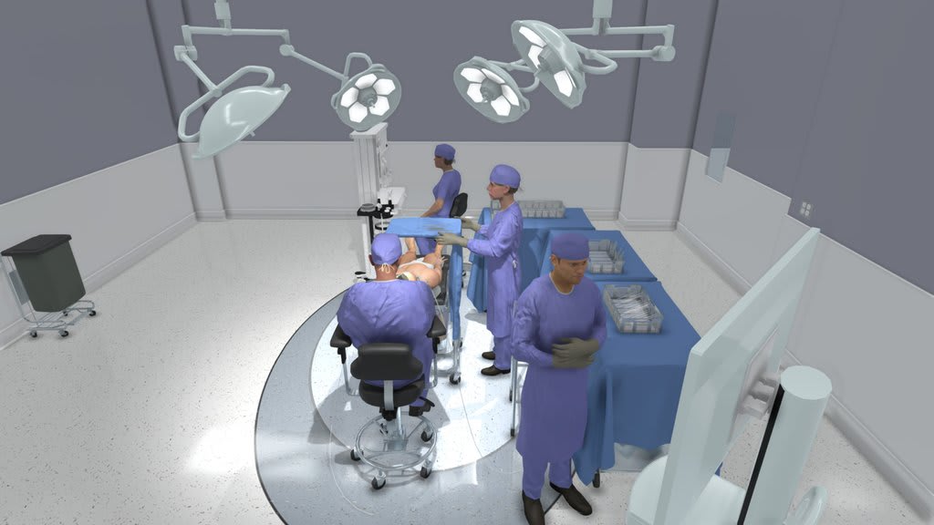 Interhemispheric Craniotomy: OR Room Setup | 3D Models | The ...